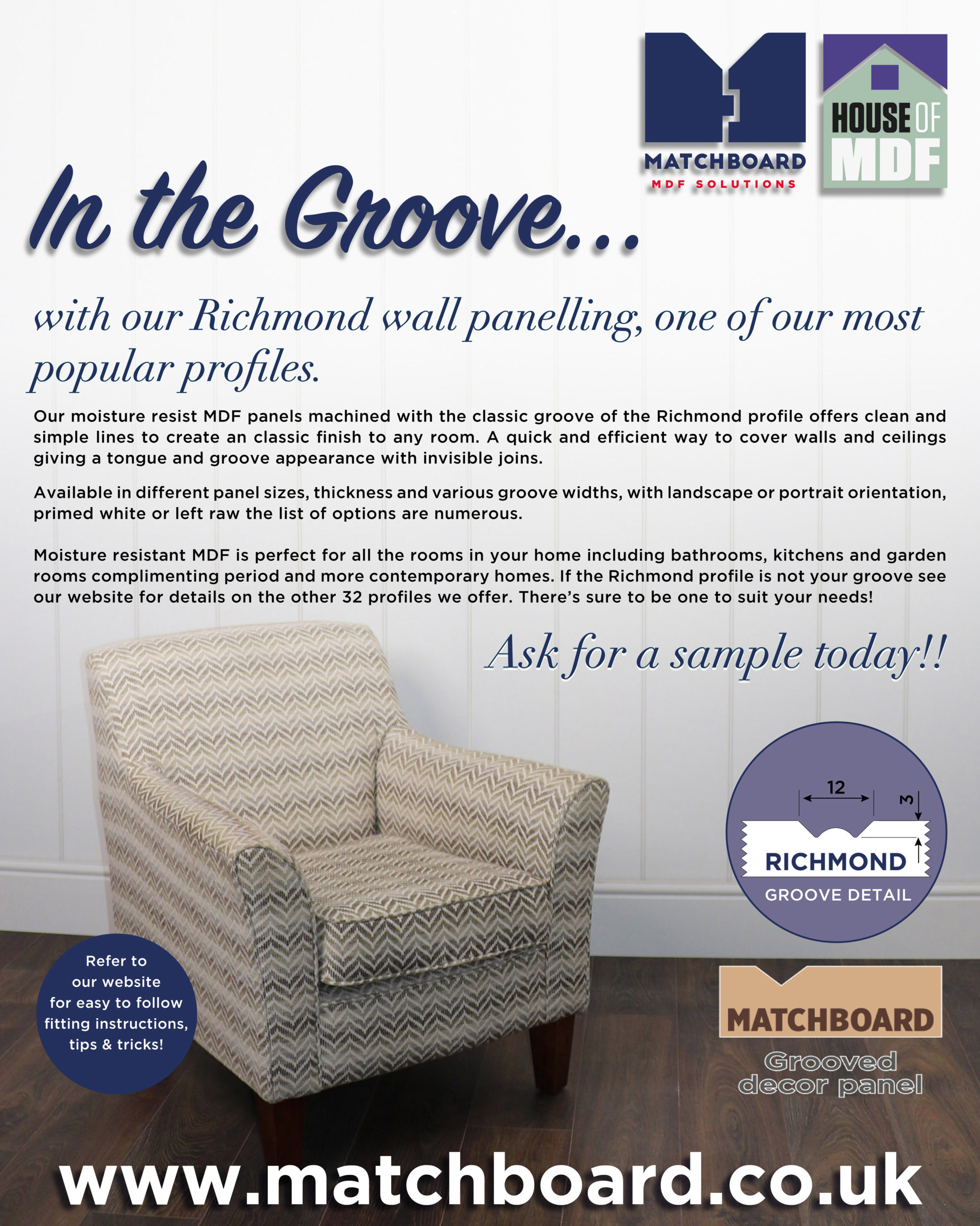 Matchboard's Richmond Profile - House of MDF