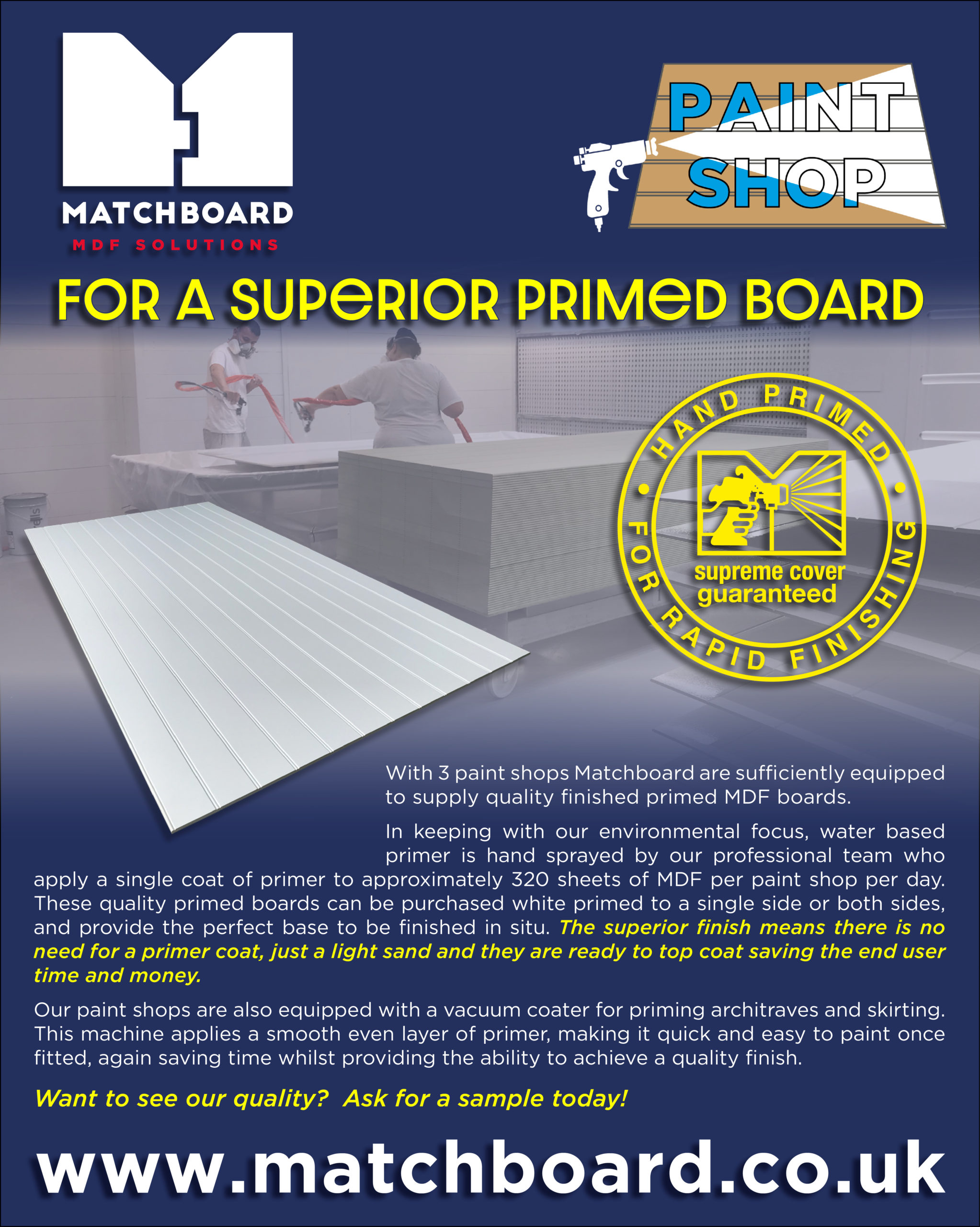 Superior Primed Panels - House of MDF