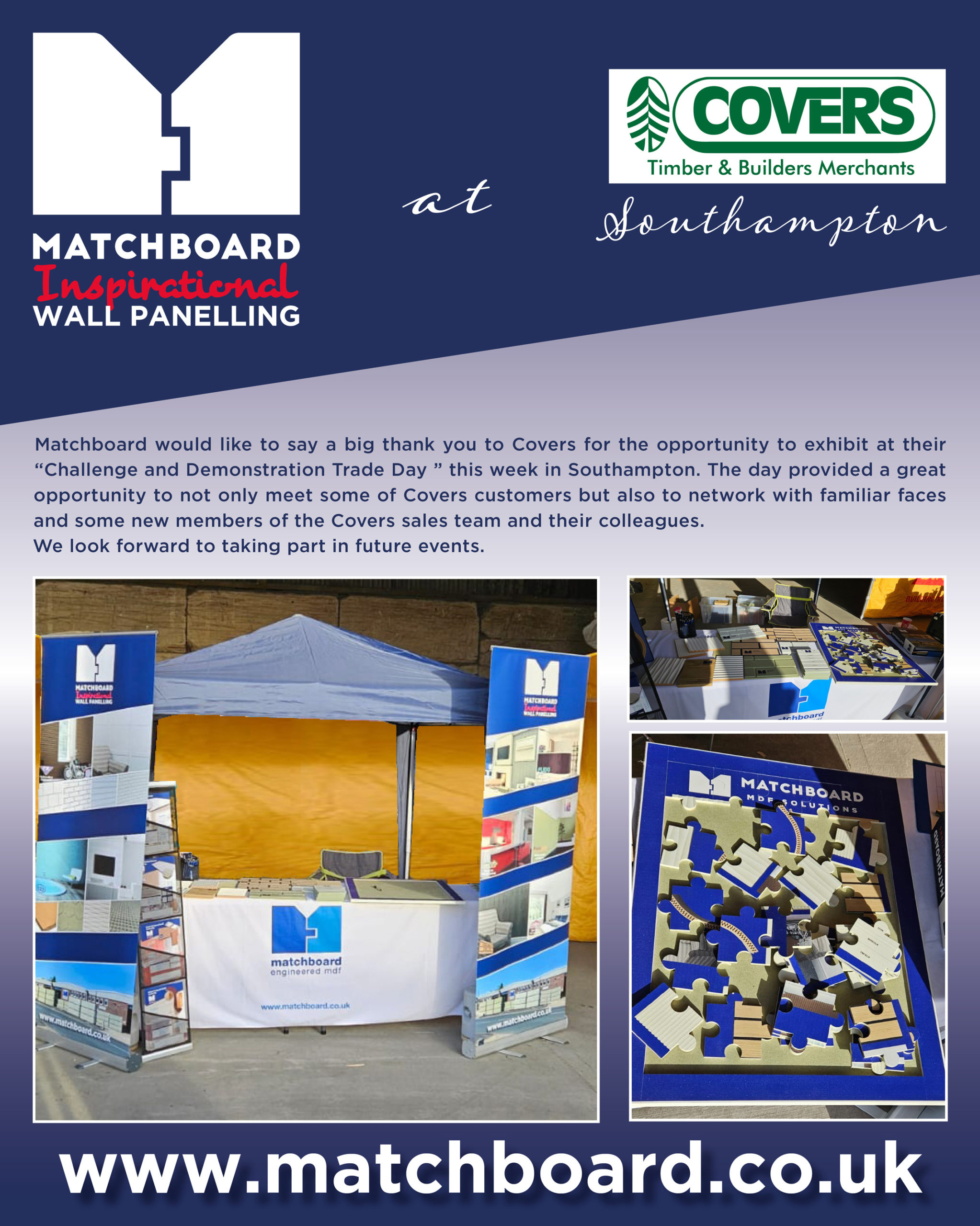 Matchboard exhibit at Covers - House of MDF
